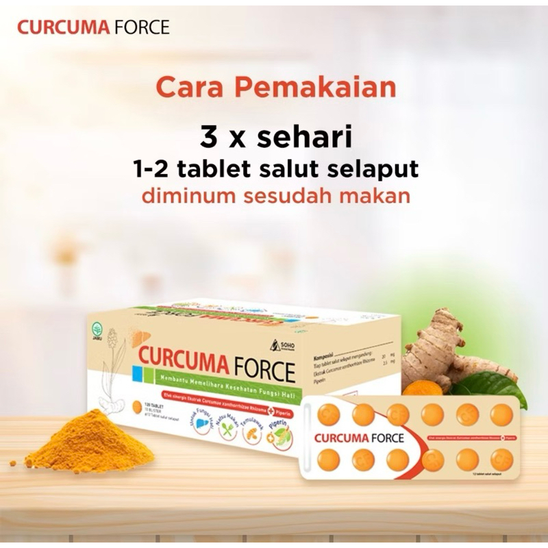 Jual CURCUMA FORCE BOX ORIGINAL | Shopee Indonesia