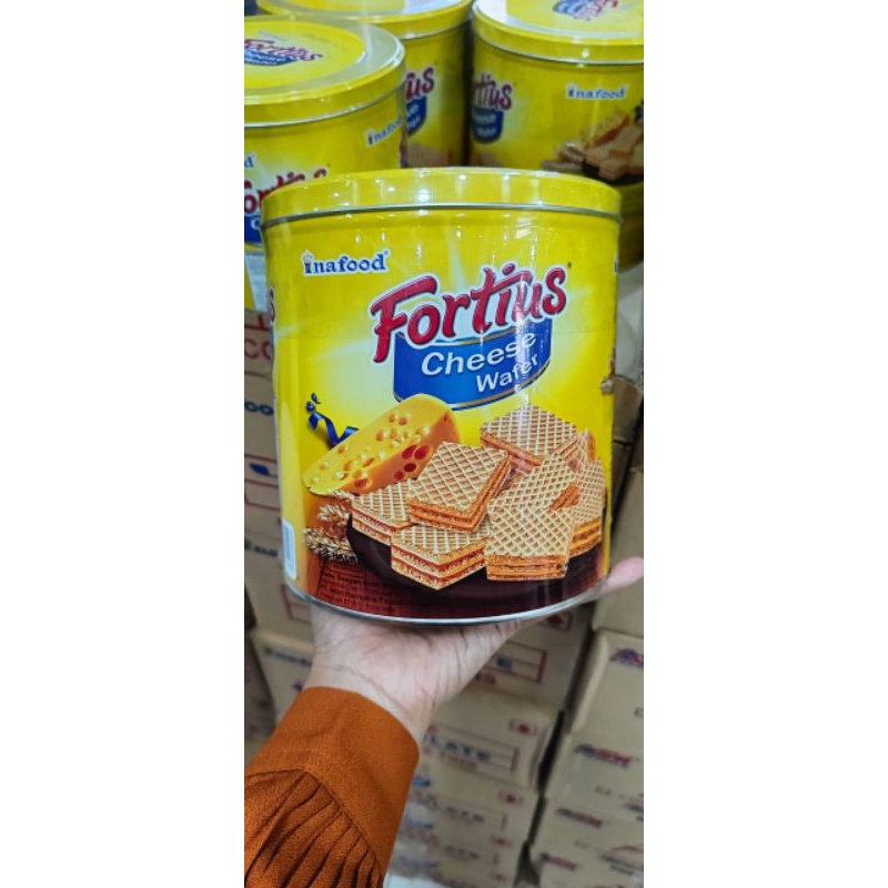 Jual WAFER FORTIUS CHESSE kalengan | Shopee Indonesia