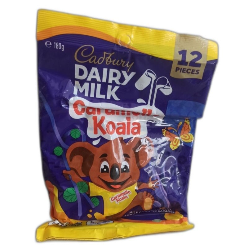 Jual Cadbury Caramello Koala Dairy Milk Chocolate with Caramel 12 Mini ...