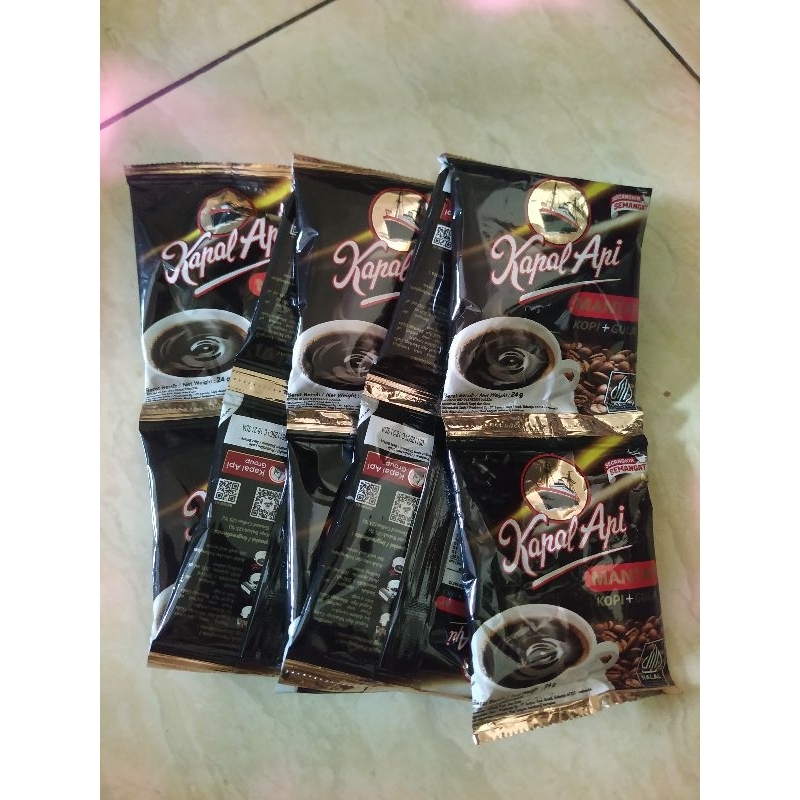 Jual KOPI KAPAL API MANTAP [ 25g X 10 sachet] | Shopee Indonesia