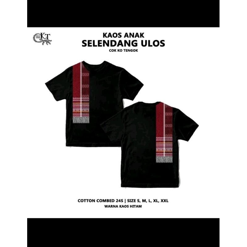Jual READY CKT ANAK MOTIF ULOS SELENDANG HITAM | Shopee Indonesia