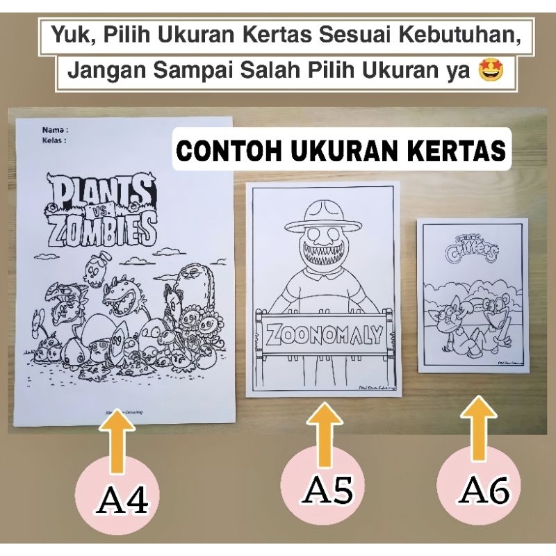 Jual DAPAT 8 TEMA SPRUNKI 88 LEMBAR (SPRUNKI, SPRUNKI BUT HUMAN ...