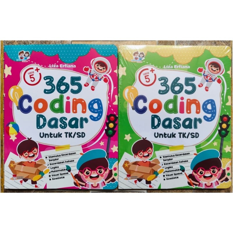 Jual Buku 365 Coding Dasar Untuk TK / SD | Shopee Indonesia