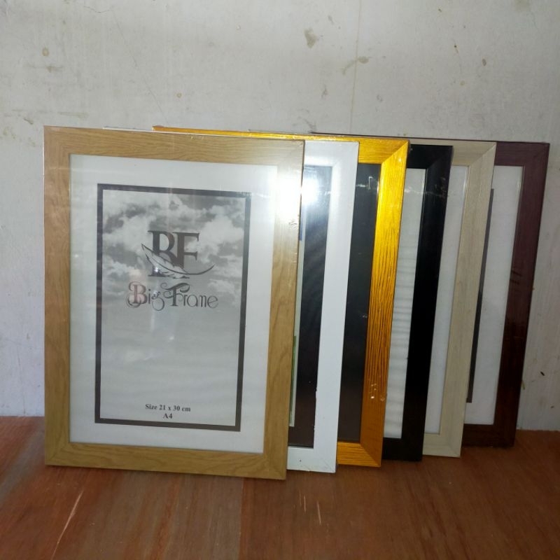 Jual Bingkai Frame Pigura Minimalis A4 (21x30cm) | Shopee Indonesia