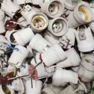 Jual piting lampu second keramik downlight E 27 piting kuat anti panas ...