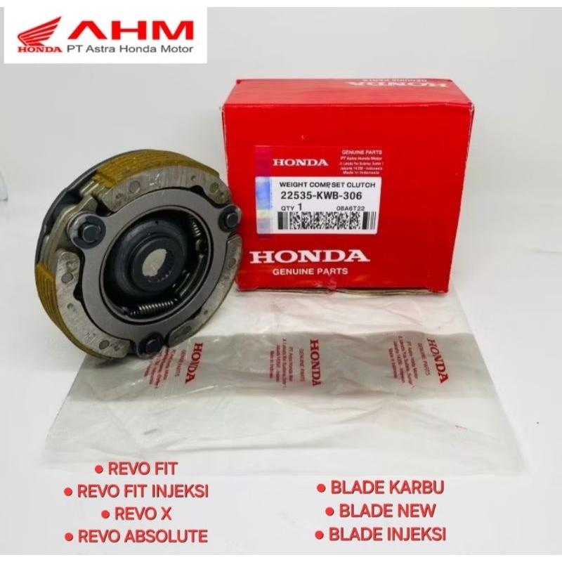 Jual KAMPAS GANDA KOPLING ASSY REVO FIT REVO FIT INJEKSI BLADE ORIGINAL AHM | Shopee Indonesia