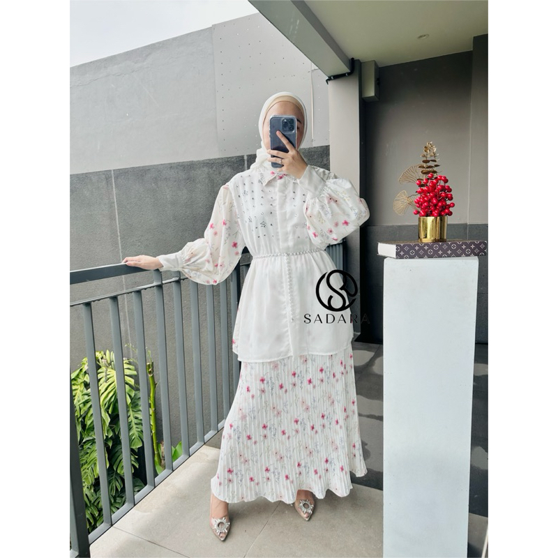 Jual SAKURA SETELAN ATASAN dan ROK SERIES HARI RAYA EKSLUSIF MOTIF ...