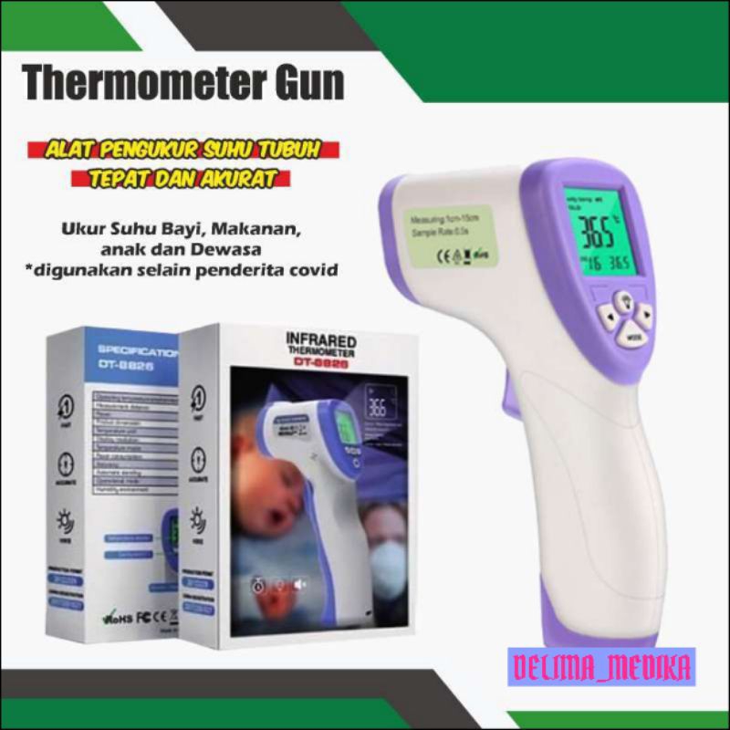 Jual Thermometer Digital Infrared Gun / Thermogun / Termometer Tembak ...