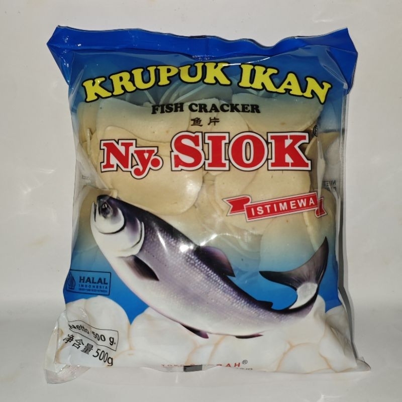 Jual NY SIOK Ikan 500 GRAM IKAN NY. SIOK 500 GRAM KRUPUK IKAN NYONYA ...