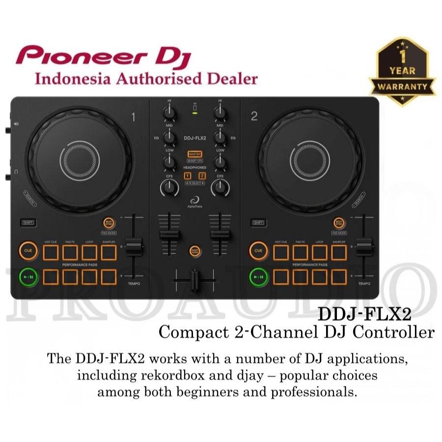 Jual Pioneer DDJ FLX2 DJ controller for Multiple Device Application FLX ...