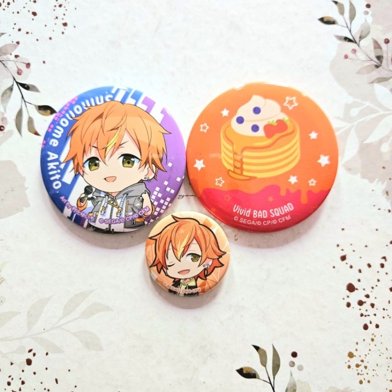 Jual Project Sekai Official Merch - Chibi Badge Shinonome Akito ...