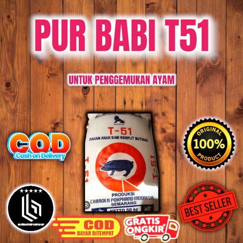 Jual Pur babi t51 pakan anak babi T51, bisa untuk anak ayam atau unggas ...