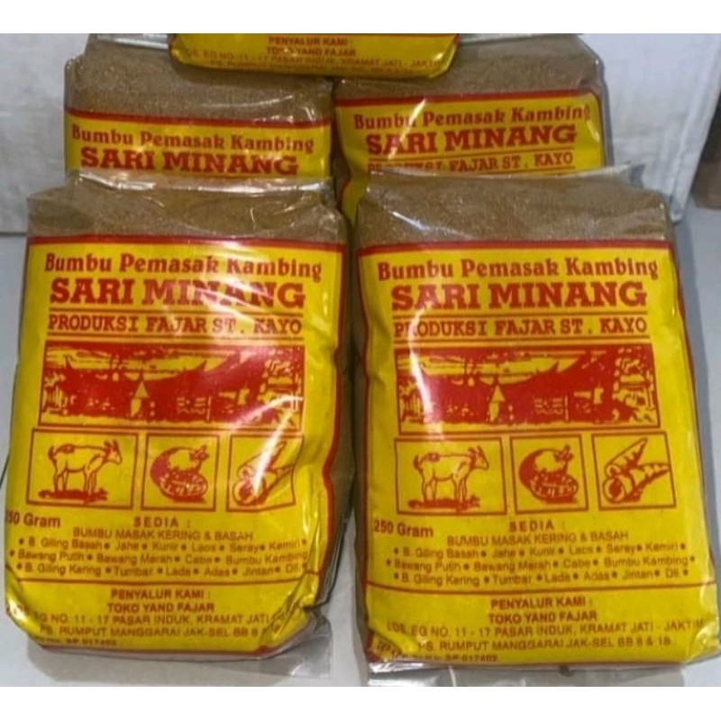 Jual Bumbu Kambing Sari minang 1000 gram | Shopee Indonesia