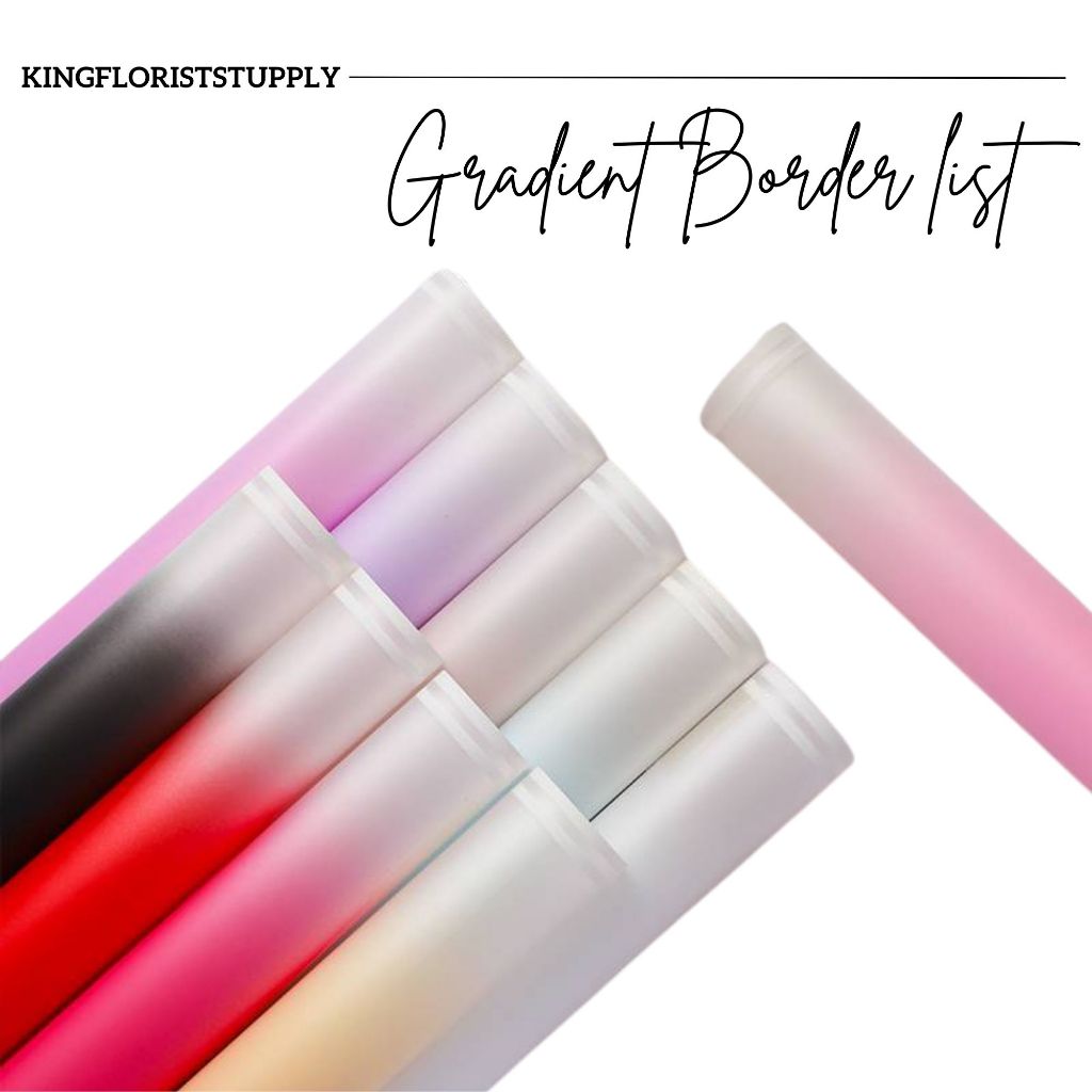 Jual Kertas Pembungkus Warna Gradasi Double Line Gradient Wrapping ...