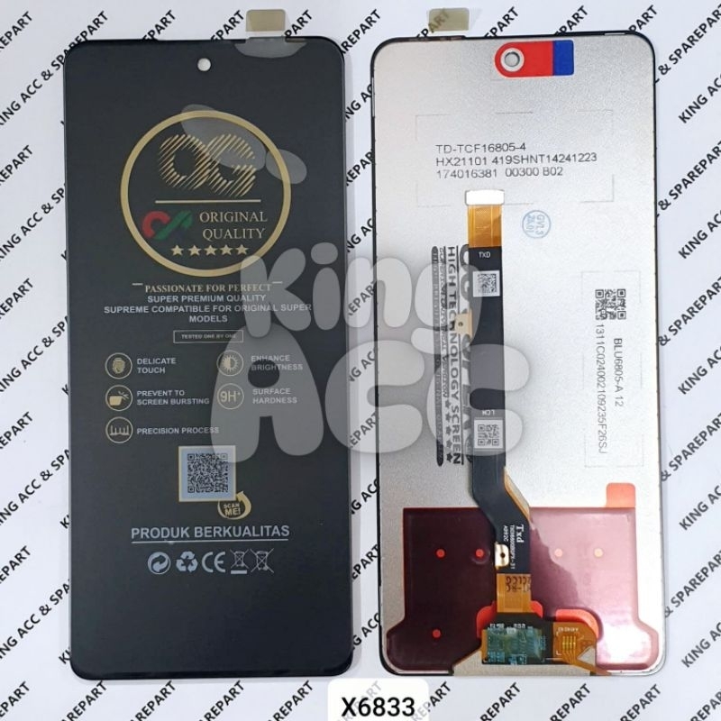 Jual NEW OG SUPER LCD TOUCHSCREEN INFINIX HOT 30 / X6831 / 30 5G ...