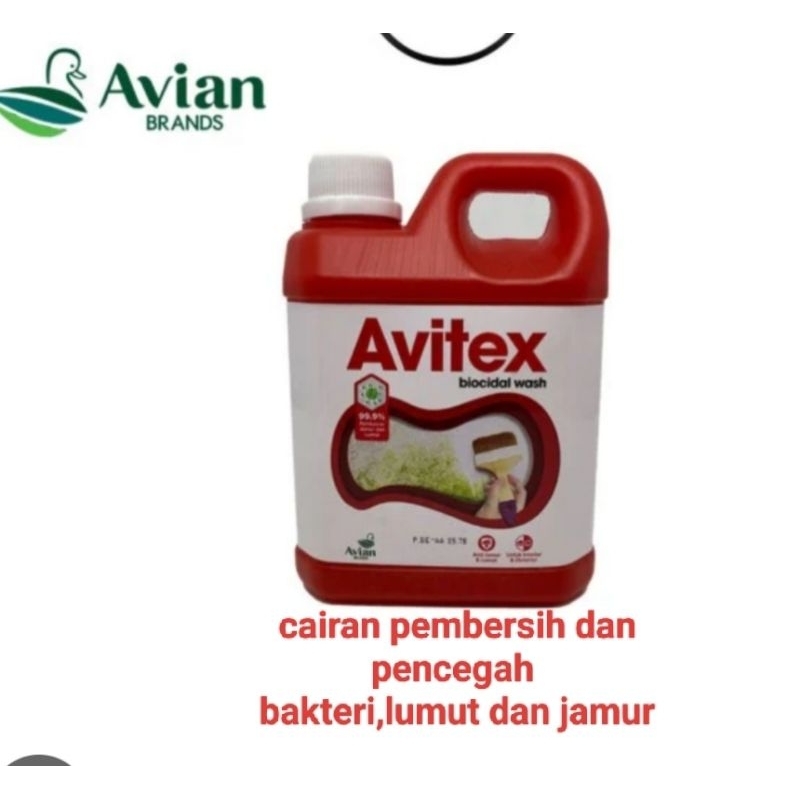 Jual Avitex biocidal wash 0.9l cairan pembasmi jamur, lumut,anti lumut ...
