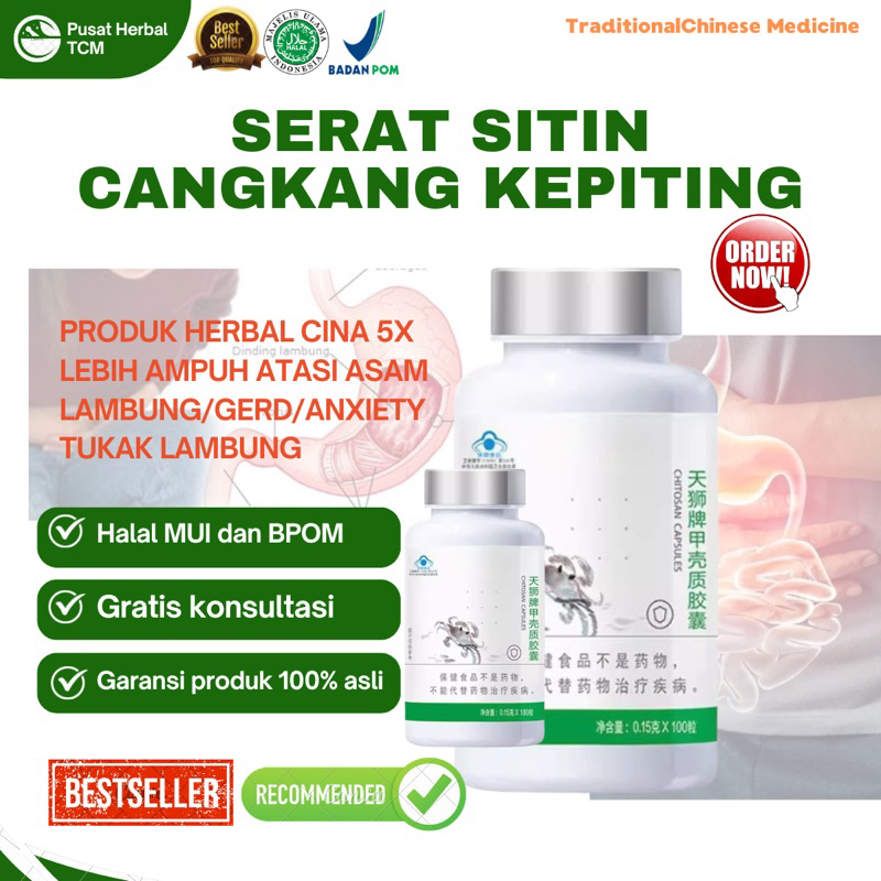 Jual [TERLARIS] OBAT TCM ASAM LAMBUNG CANGKANG KEPITING GERD BPOM AMAN ...