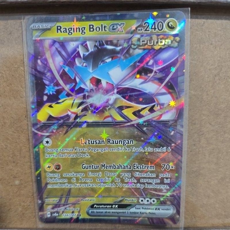 Jual Raging Bolt EX RR TCG POKEMON INDONESIA / KARTU POKEMON INDONESIA | Shopee Indonesia