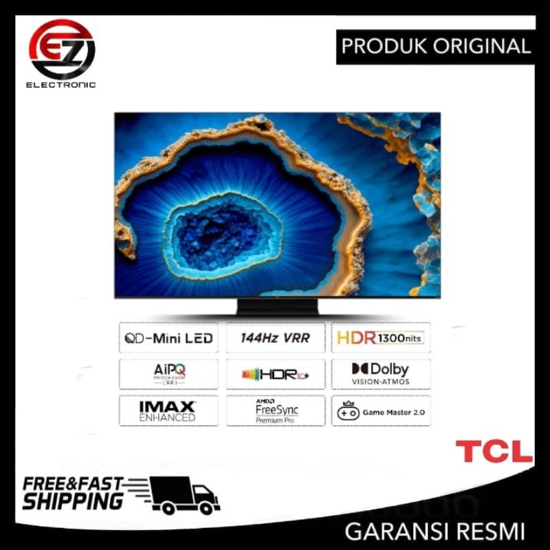 Jual TCL 85C755 QD Mini LED Smart Google TV 85 Inch UHD 4K HDR Dolby Vision & Dolby Atmos HDMI 2 ...