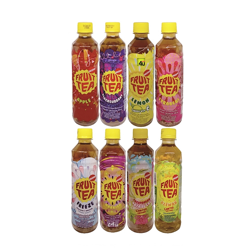 Jual Sosro FRUIT TEA - Minuman Teh Rasa Buah - 350ml BOTOL | Shopee ...