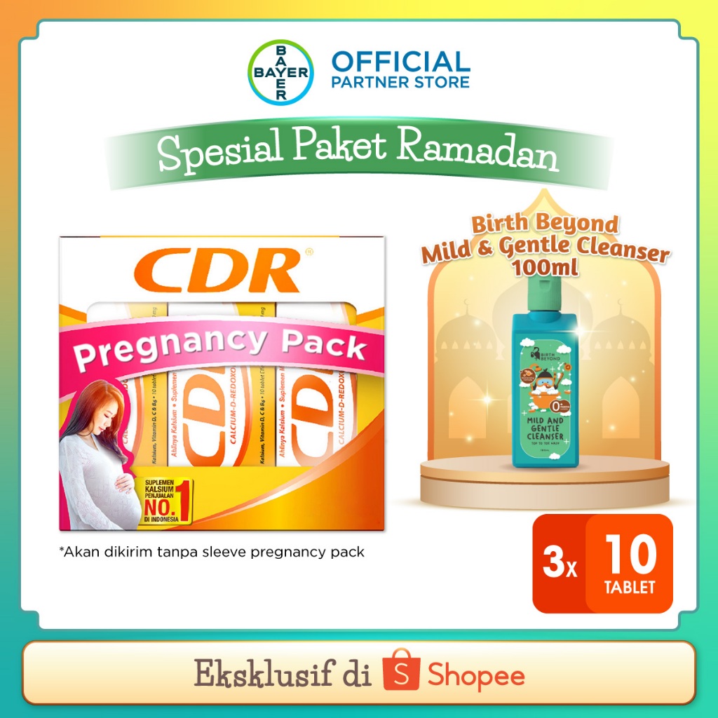 Jual CDR Pregnancy Pack + Birth Beyond Mild & Gentle Cleanser 100ml ...