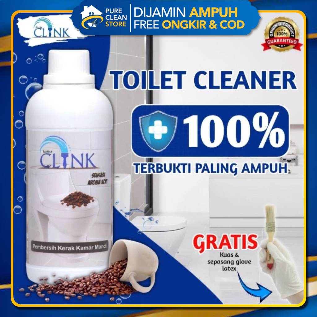 Jual TOILET CLEANER CLINK (FREE GIFT) Cairan Ajaib Multifungsi ...