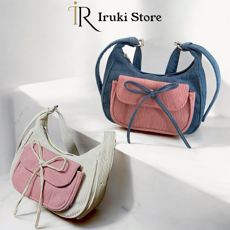 Jual Tas Selempang Wanita ONEKA / Tas Wanita Corduroy / Tas Corduroy ...