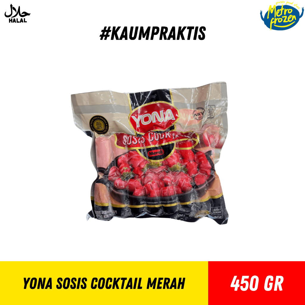 Jual YONA Sosis Cocktail Merah 450gr | Shopee Indonesia