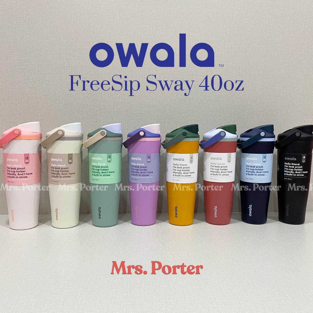 Jual Owala FreeSip Sway 40oz (1183ml) Insulated Stainless-Steel Water Bottle | Shopee Indonesia