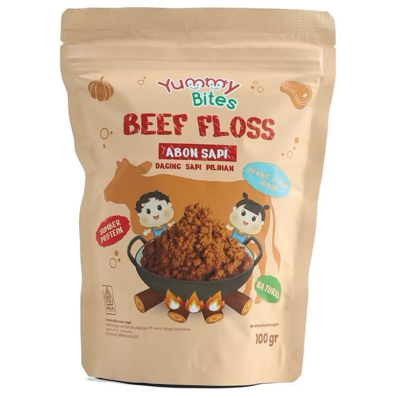 Jual Yummy Bites Beef Floss Abon Sapi 100 gr | Shopee Indonesia
