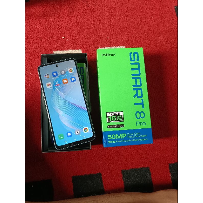 Jual Infinix smart 8pro ram 8+8gb internal 128gb gransi resmi 1tahun ...