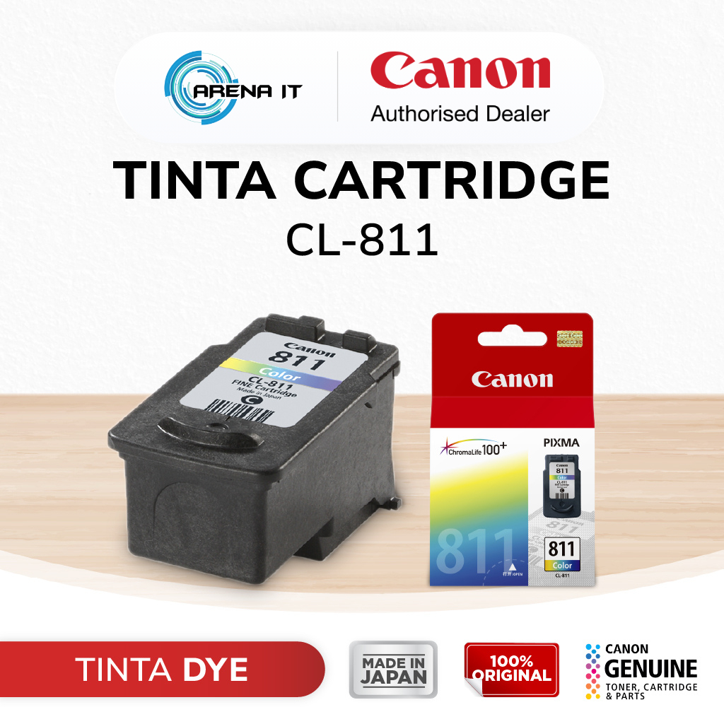 Jual Tinta Original Canon 811 Color CL811 - Tinta Canon iP2770 MP258 ...