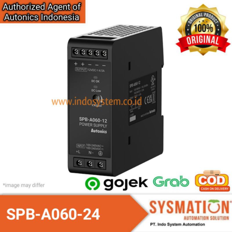 Jual Switching Mode Power Supply Autonics SPB-A060-24 60Watt 24VDC ...