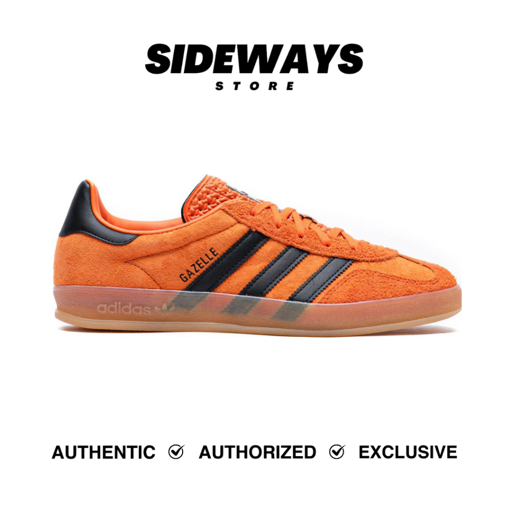 Jual Adidas Gazelle Indoor Orange Core Black Gum (JI3905) | Shopee ...