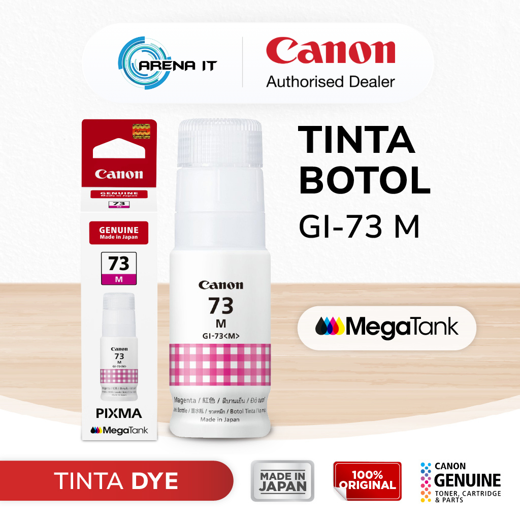 Jual Tinta Original Canon 73 Magenta GI73M - Tinta Canon G570 G670 ...