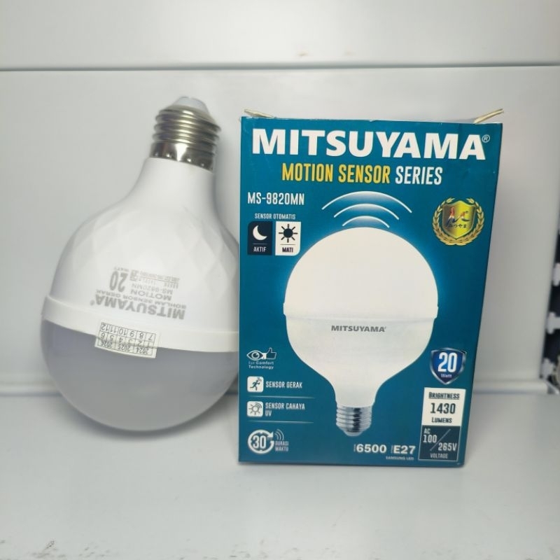 Jual lampu led sensor cahaya dan sensor gerak mitsuyama 9820n | Shopee Indonesia