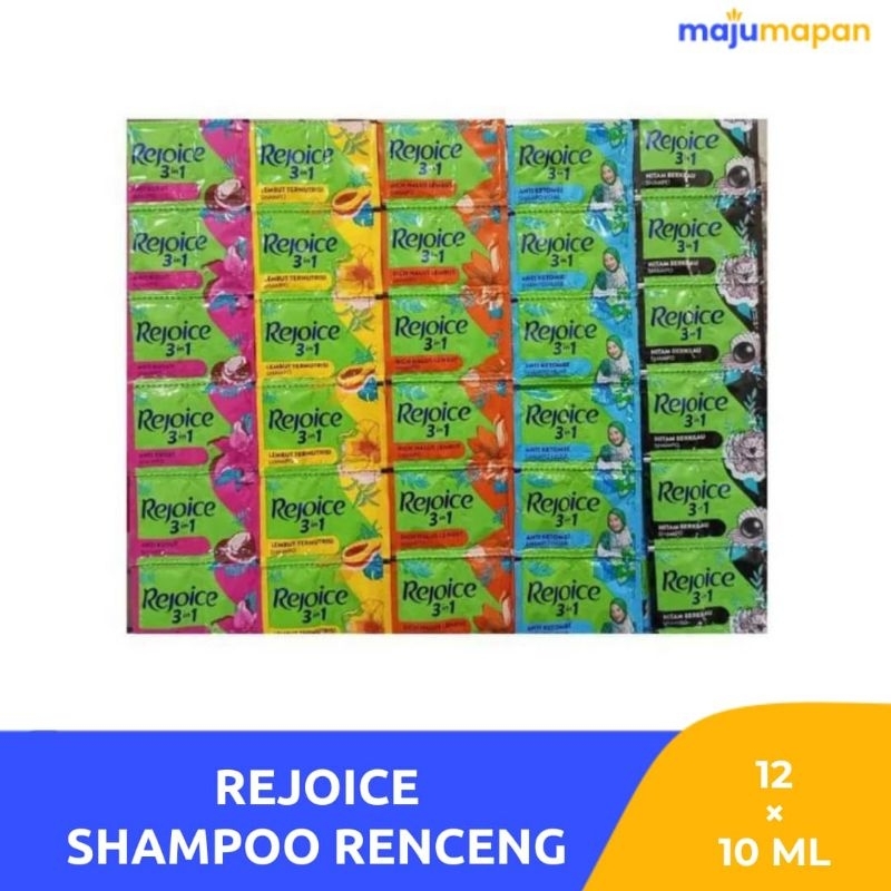 Jual Rejoice Shampoo Renceng 12×10ml | Shopee Indonesia