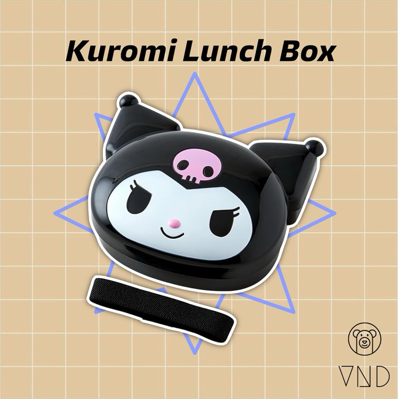 Jual Kuromi Die Cut Lunch Box ORI Sanrio Japan/ Kotak Bekal Anak ...