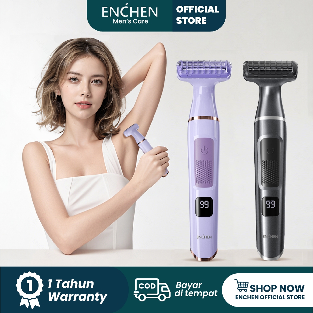 Jual ENCHEN A1 Body Groomer Electric Shaver Waterproof | Shopee Indonesia