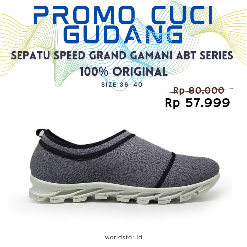 Jual Sepatu Speed Grand Gamani ABT Series 100% ORIGINAL Sepatu Wanita ...
