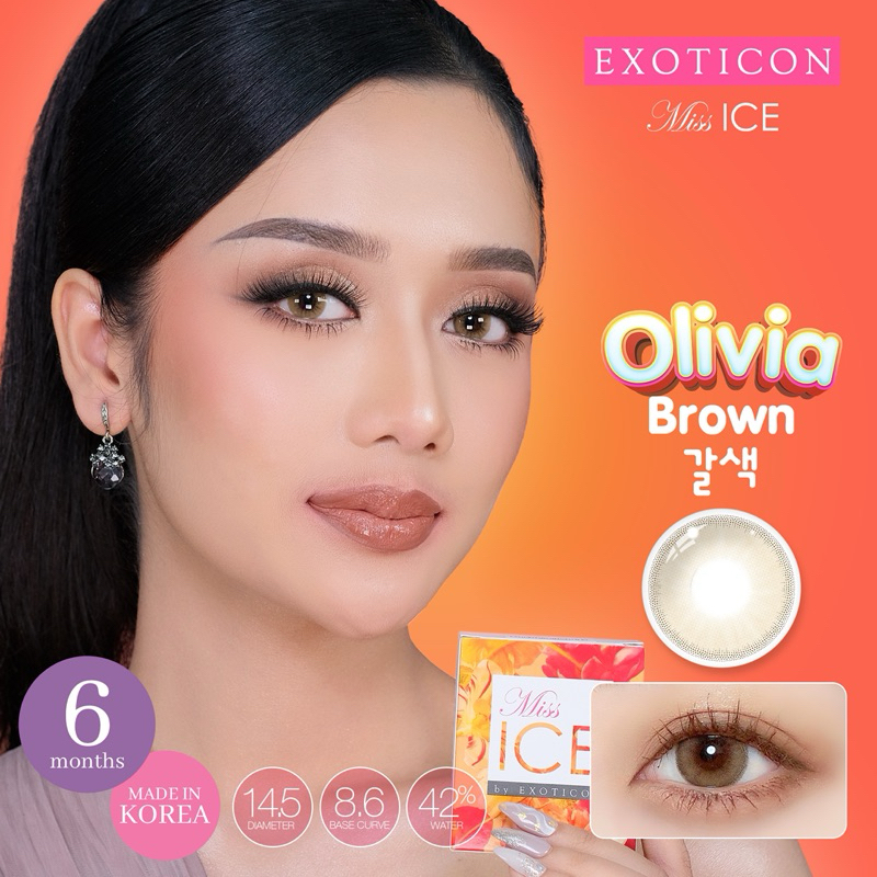 Jual EXOTICON MISS ICE SOFTLENS PLANO/NORMAL 14.5 mm | Shopee Indonesia