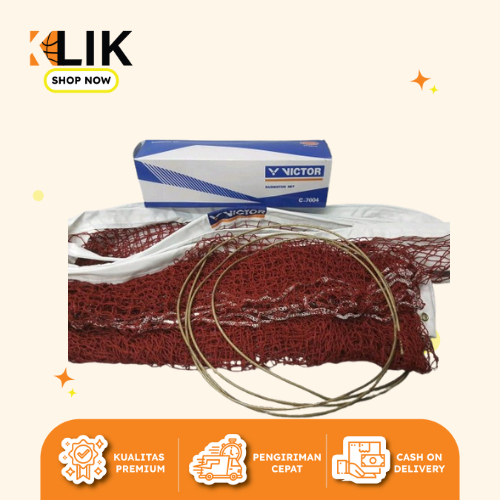 Jual Net Badminton - jaring Bulu Tangkis Victor C-7004 ( ada seling ...