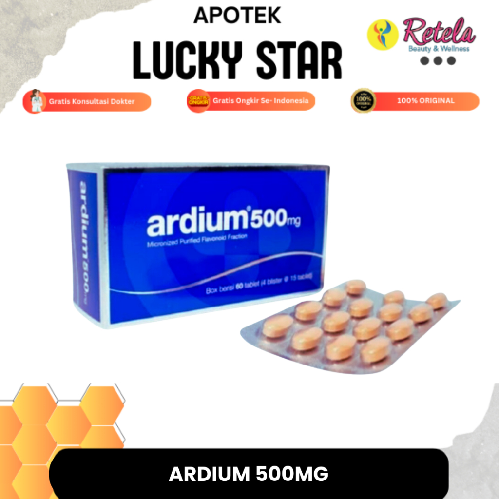 Jual ARDIUM 500MG 4BLST @15 TAB (N) | Shopee Indonesia