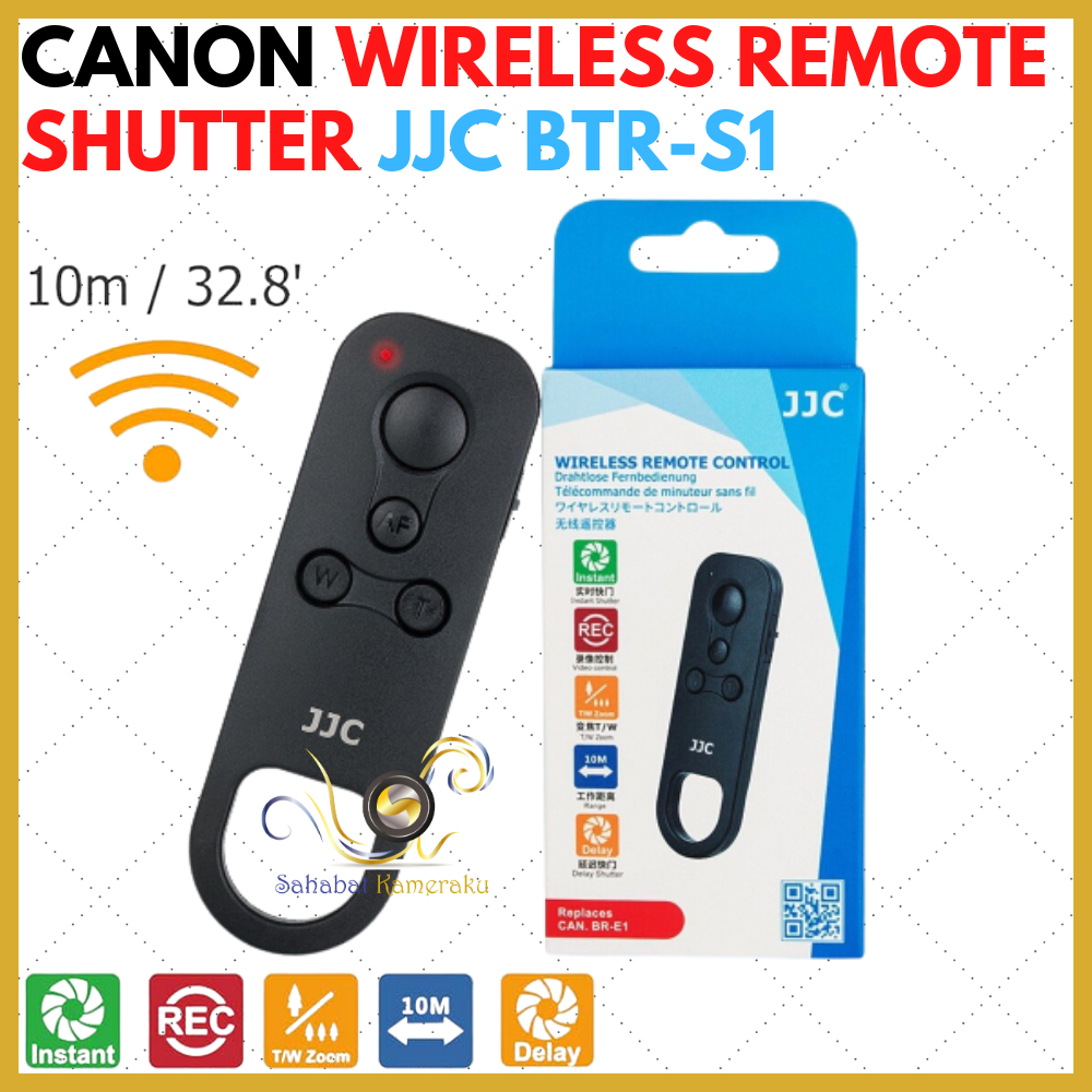 Jual JJC Wireless Bluetooth Remote Shutter Kamera Mirrorless BTR-S1 Sony Alpha A6100 A6600 A6700 ...