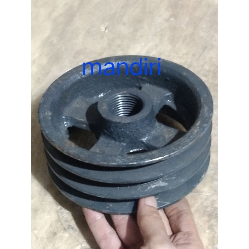 Jual poli pompa pasir 4in pulley pompa tambang drat b3 x 6 inchi ...