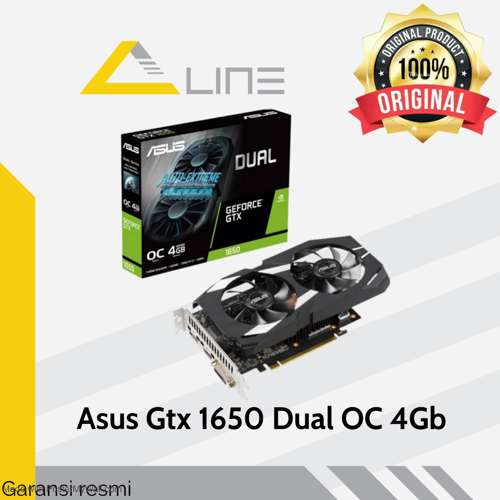 Jual VGA ASUS Dual Geforce GTX 1650 P EVO OC 4GB - 4 GB GDDR6 | Shopee Indonesia