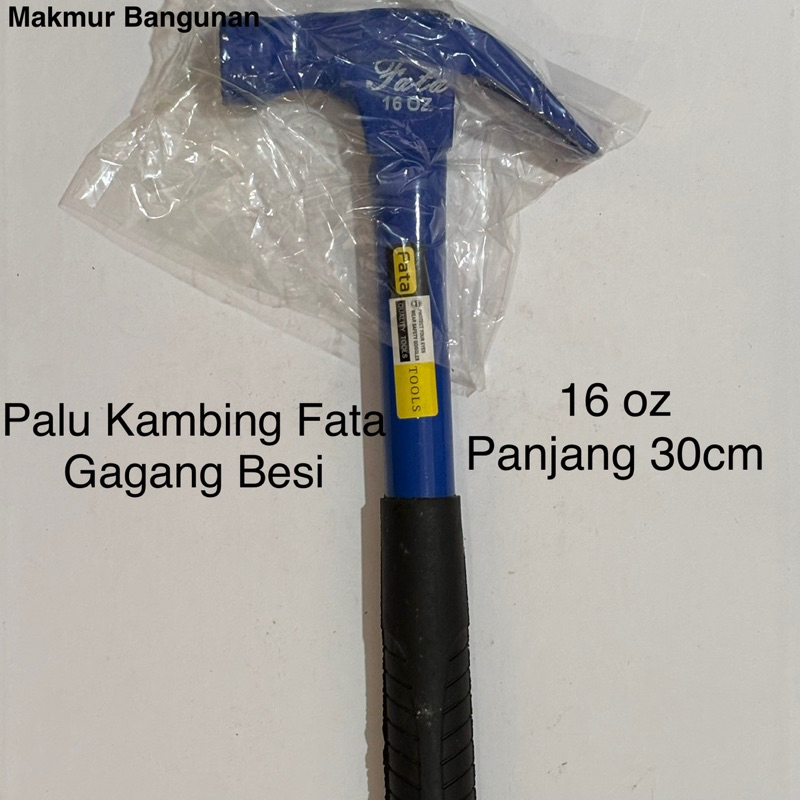 Jual Palu Kambing Fata Gagang Besi Kepala Gerigi 16oz (30cm) | Tokol ...
