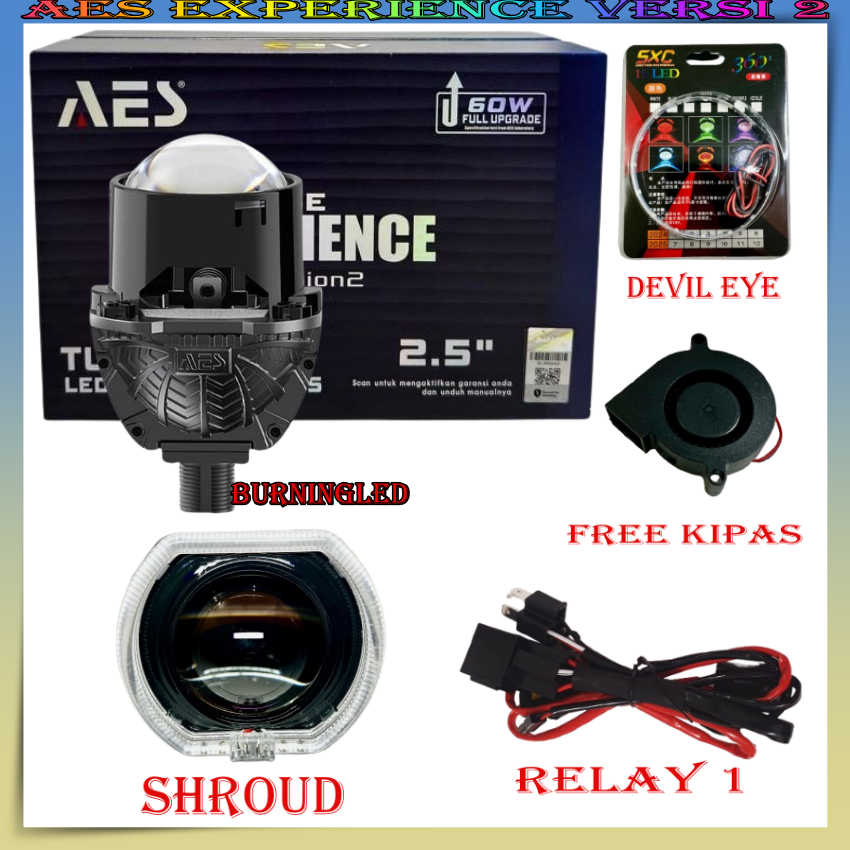 Jual PAKET MOTOR BILED TURBO SE EXPERIENCE V2 2,5 INCHI VERSION 2 ...