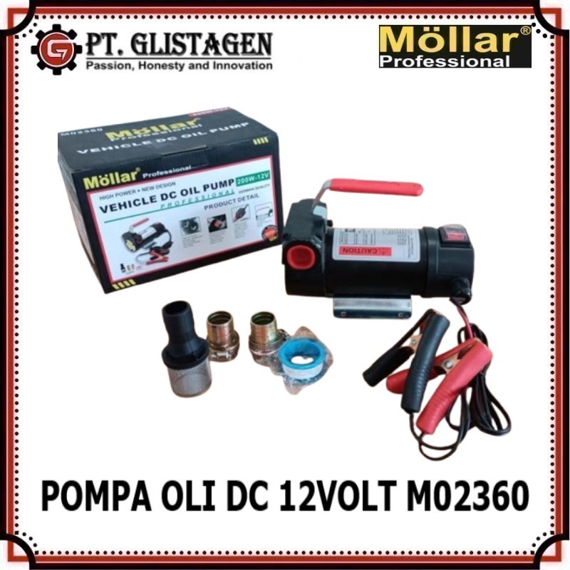Jual Pompa Minyak Oli Arus DC 12V Elektrik Transfer Pump 200W M02360 ...