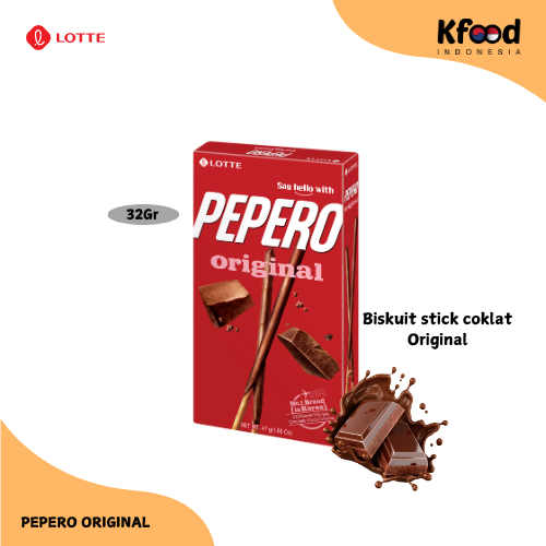 Jual Kfoodind - Lotte Choco Original Pepero Stick Coklat 32gr | Shopee ...